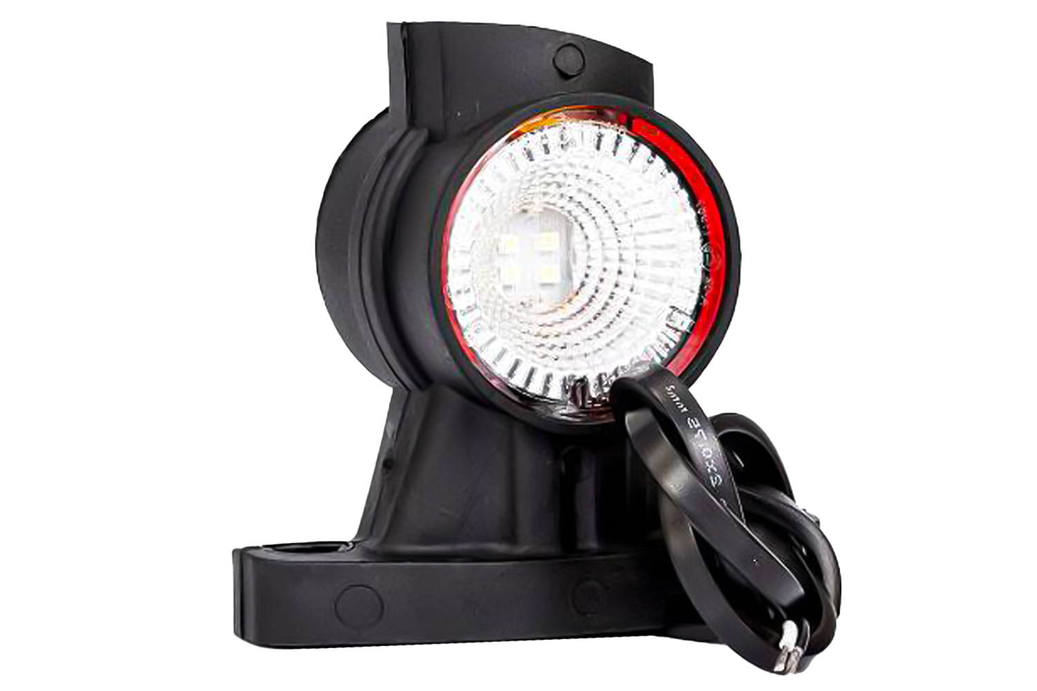 FRISTOM FT-140A LED dešinioji gabaritinė lempa ant guminės svirties - UNITRAILER